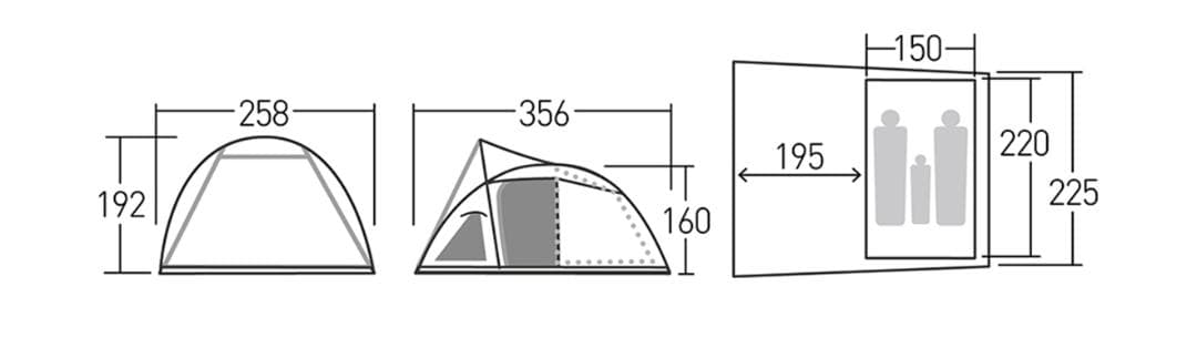 オガワ　ヴィガスII 2653 2～3人用　新品未使用