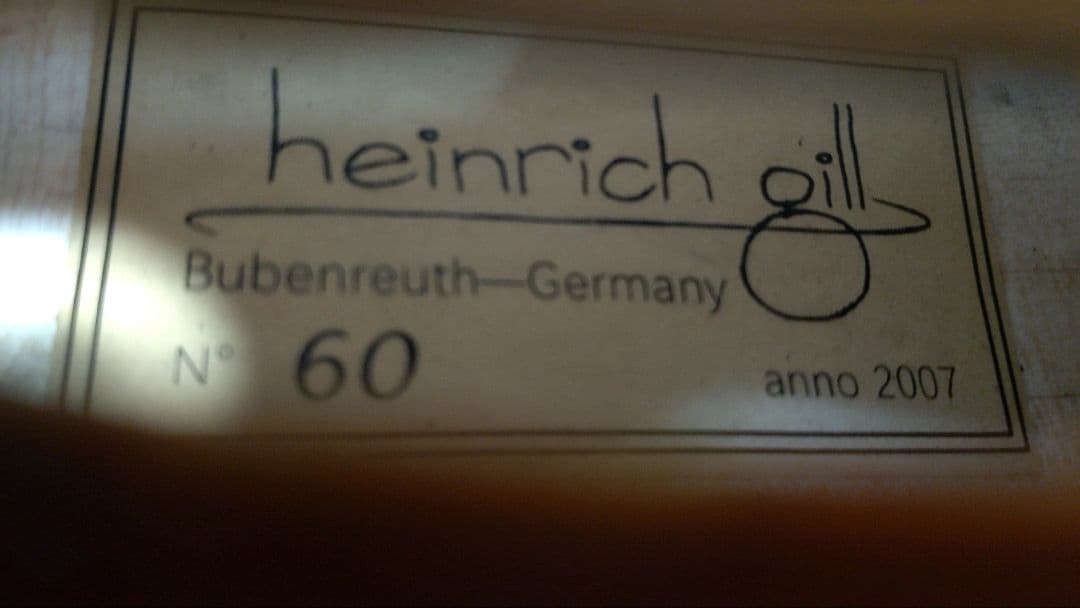 週末値下げ　ドイツ製　Heinrich Gill No.60　バイオリン　4/4