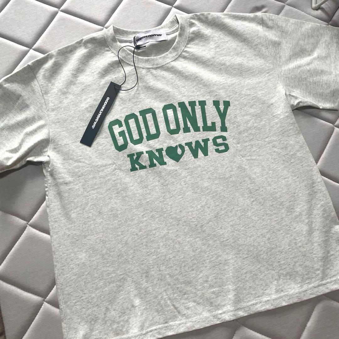 GOD ONLY KNOWS ロゴTシャツ