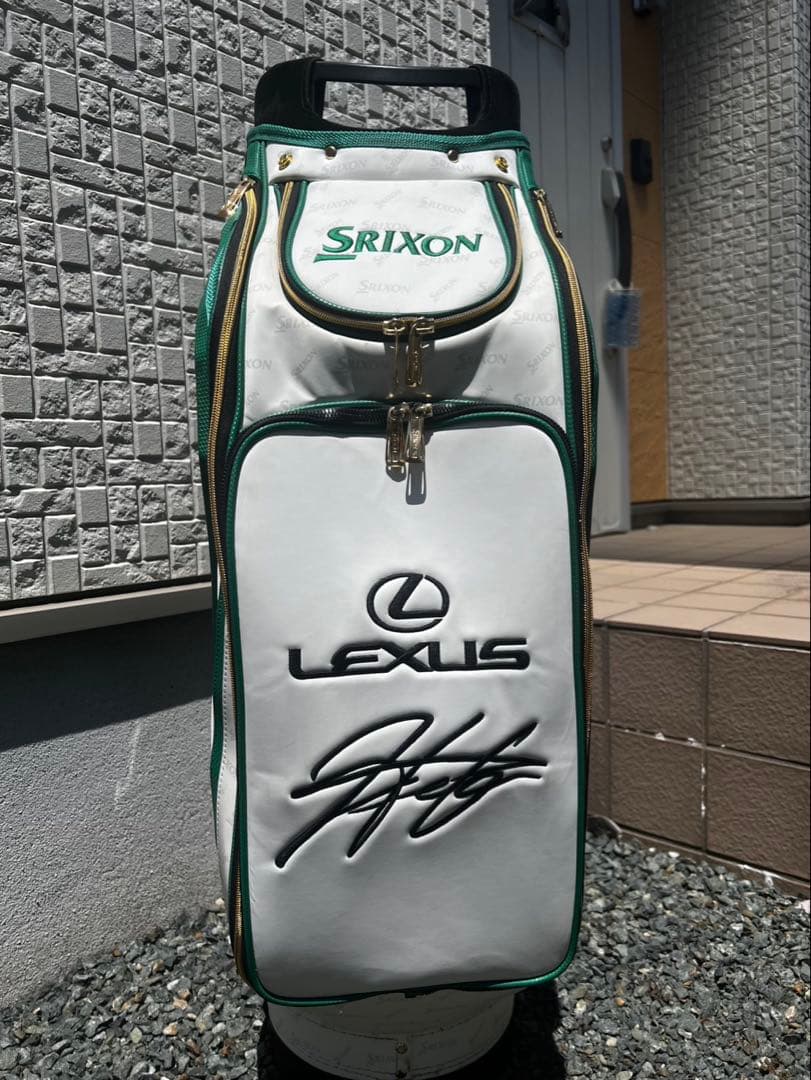 松山モデル　Srixon Lexus ゴルフ　キャディーバッグ