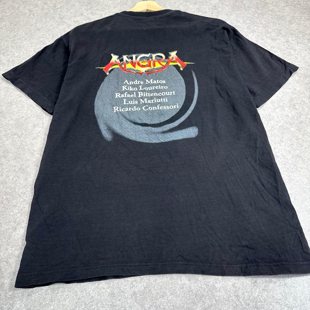 希少 90s ANGRA ヴィンテージ バンドTシャツ 当時物 L Hanes