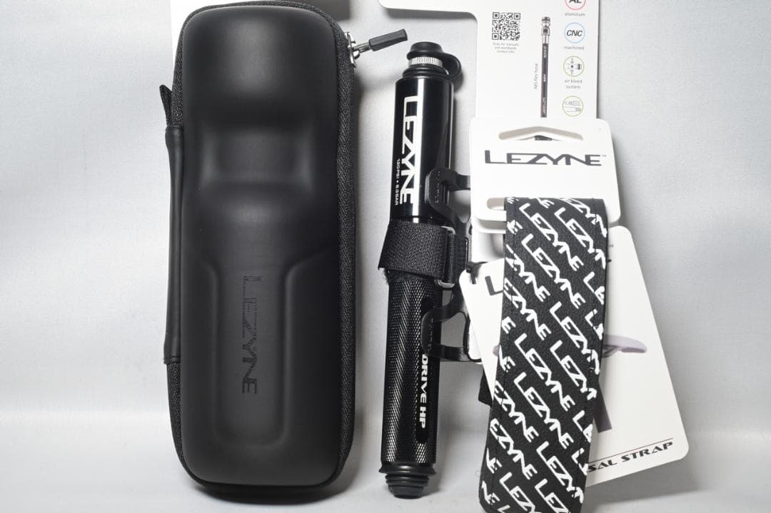 Lezyne お得3点セット ケース、ポンプ ＆ ストラップ 新品