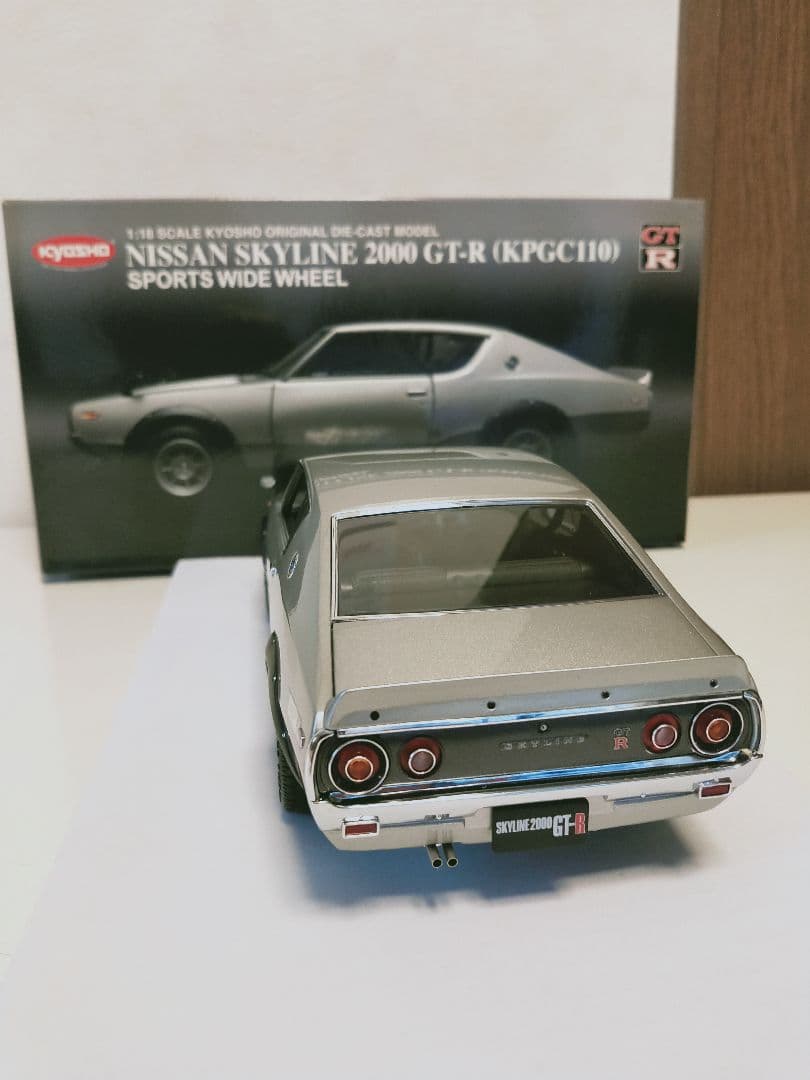 京商1/18日産スカイライン2000GTR【希少ハヤシキャストワイドホイール】