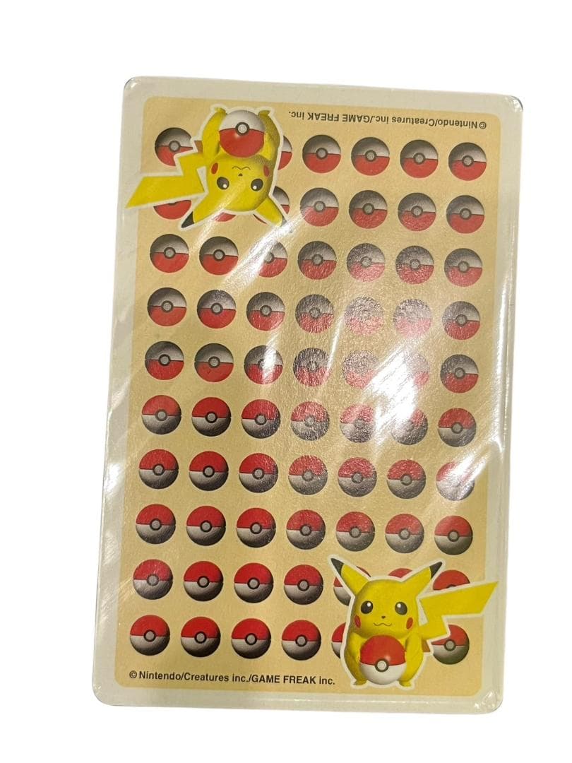 ポケモントランプ yellow イエロー　 98年当時の品 内袋未開封