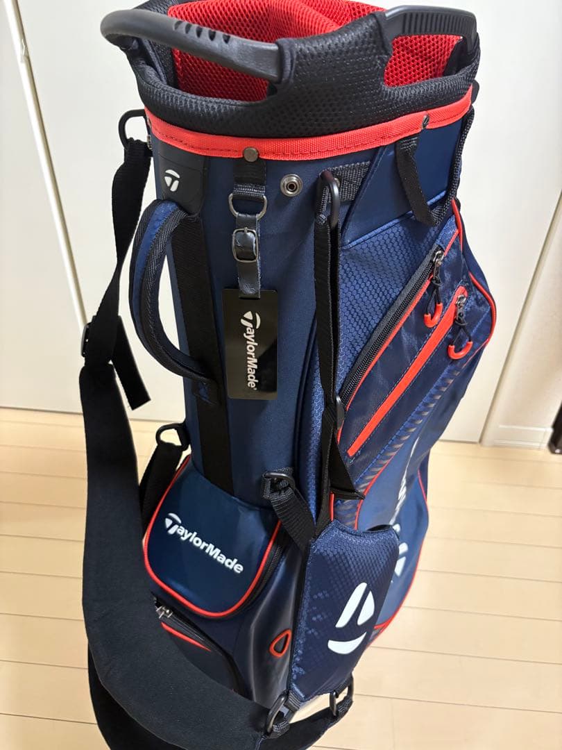 最終値下げ　TaylorMade キャディバッグ ネイビー/レッド