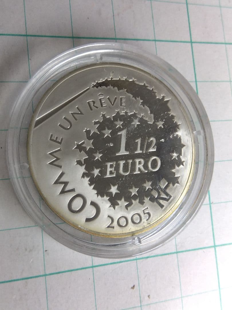 【純銀90%】フランス2005年、パリの夢、キティ 記念 銀貨 3枚セット