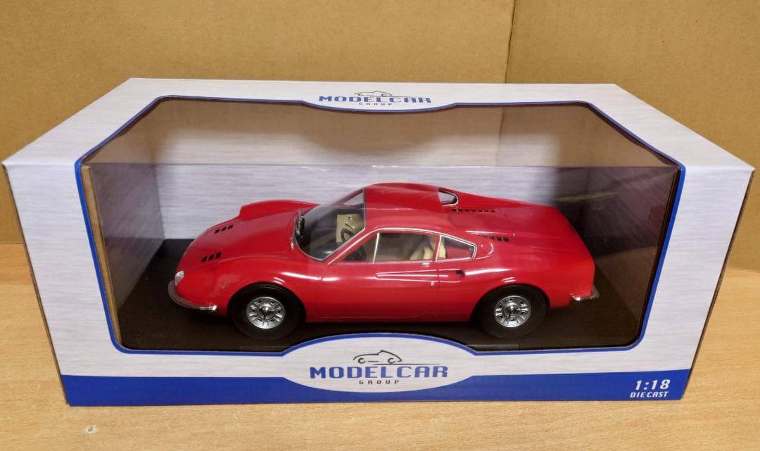 1/18 フェラーリ ディーノ 1969 レッド Dino 246GT MCG製