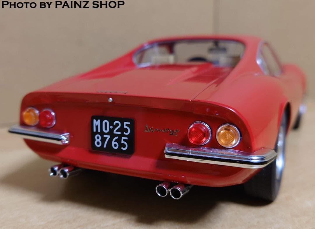 1/18 フェラーリ ディーノ 1969 レッド Dino 246GT MCG製