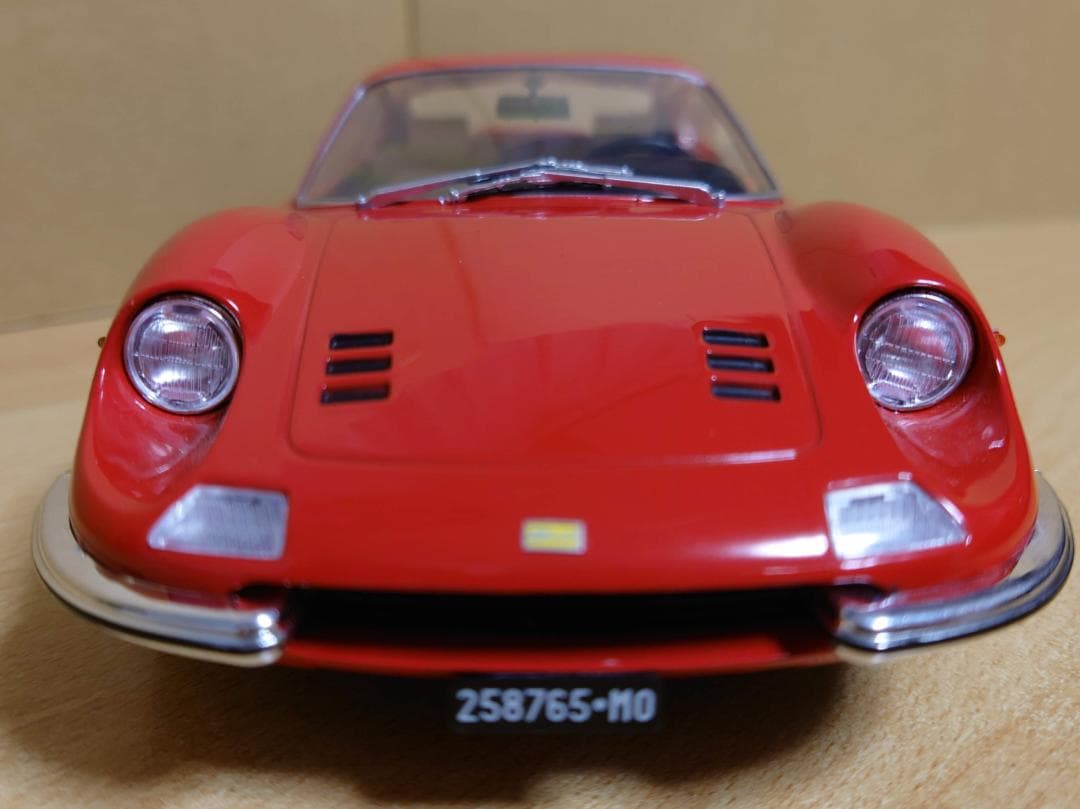 1/18 フェラーリ ディーノ 1969 レッド Dino 246GT MCG製