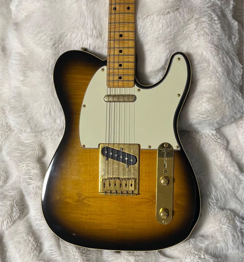 ギター Fender japan telecaster all flame maple