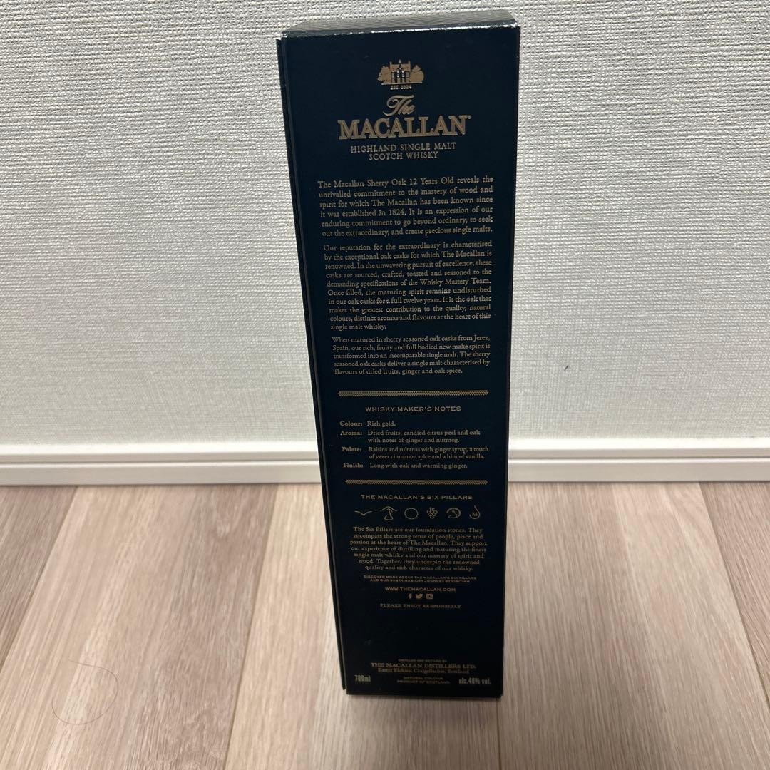 【新品未開封】Macallan 12Year OldSherryOak Cask