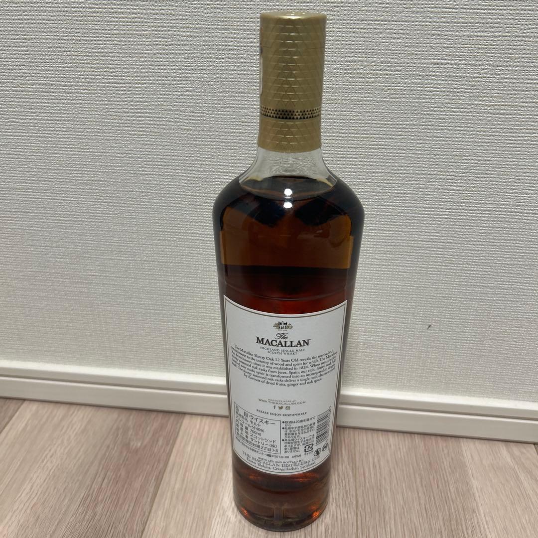 【新品未開封】Macallan 12Year OldSherryOak Cask
