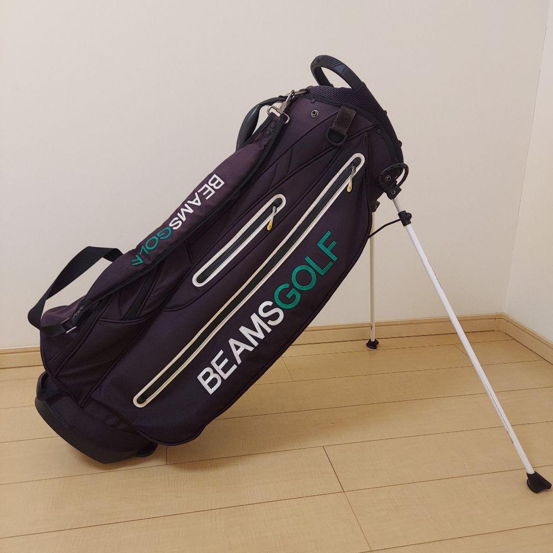 BEAMS GOLF ビームスゴルフ キャディバッグ スタンド ★ヘッドカバー付