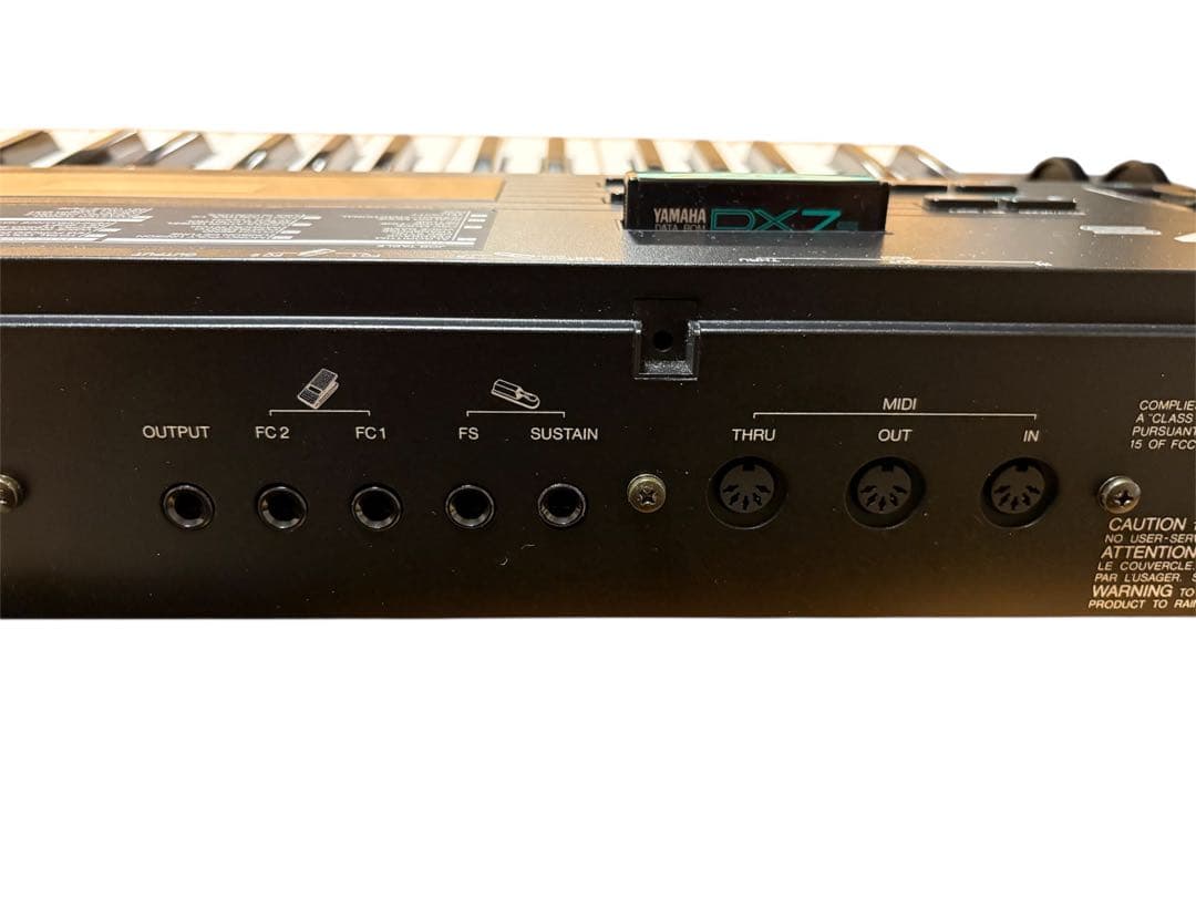 YAMAHA シンセサイザー DX7S 純正ソフトケースとROM付き美品