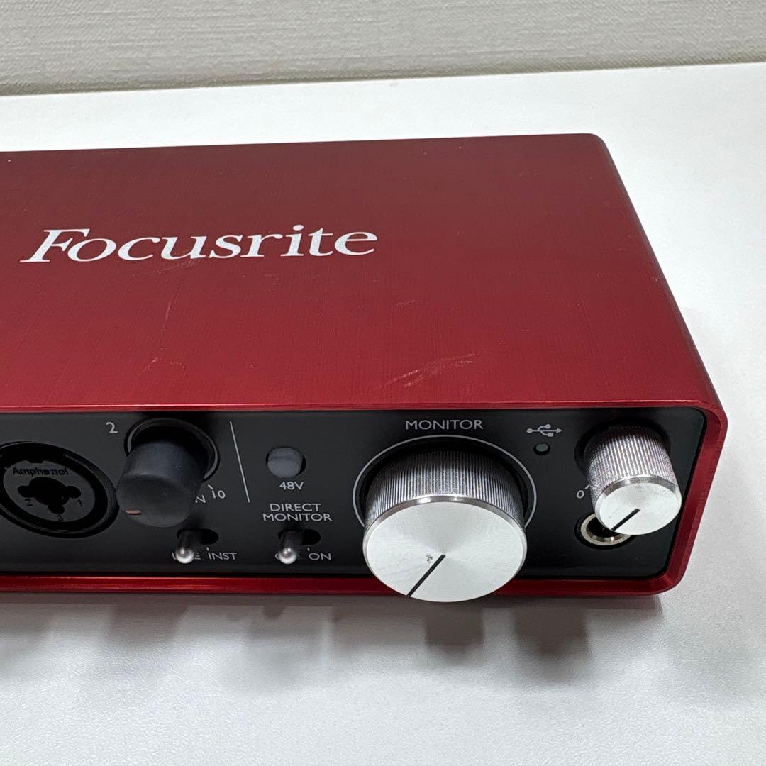 良品　Focusrite Scarlet t 2i2 オーディオインターフェース