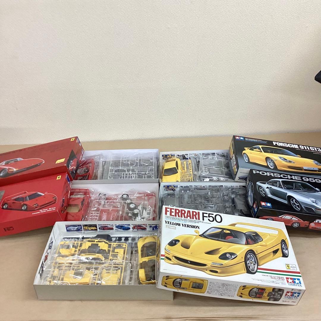 タミヤ フジミ模型 1/24 フェラーリ・ポルシェ5個セット 未組立品