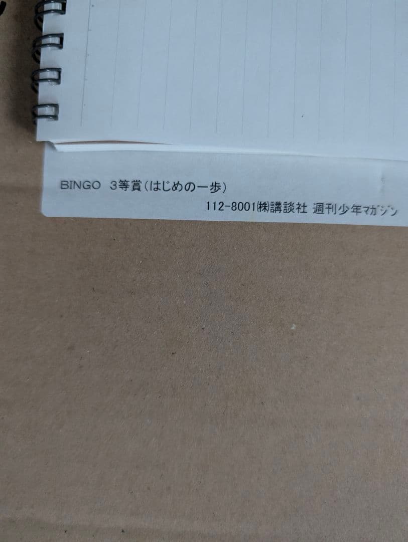 はじめの一歩複製原画少年マガジンBINGO3等賞