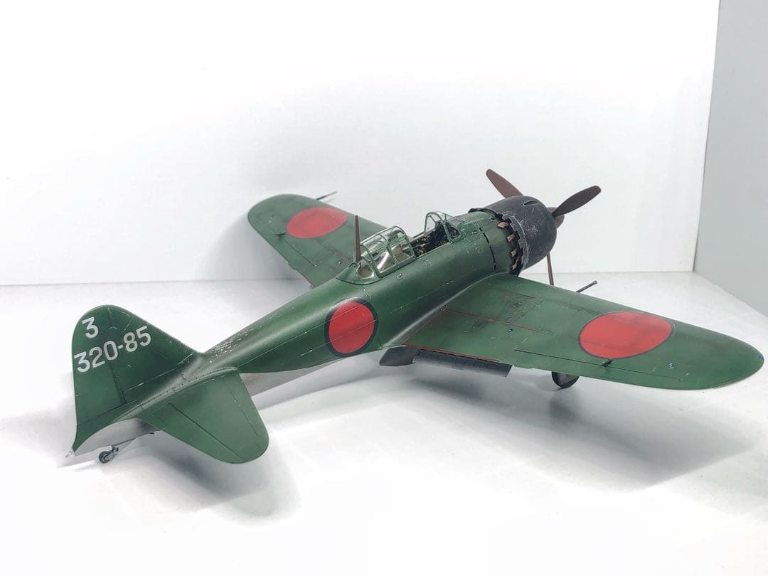 【海賊プラモデル屋完成品】TAMIYA 1/48 零戦52型