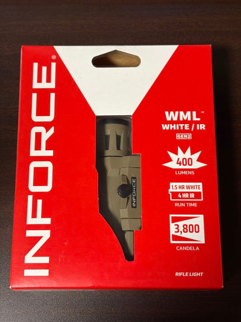 Inforce WML Gen2 FDE white/IR モデル　新品未開封