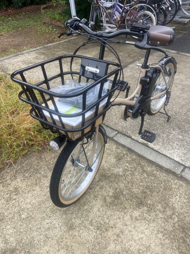 電動アシスト自転車 シティタイプ ベージュ