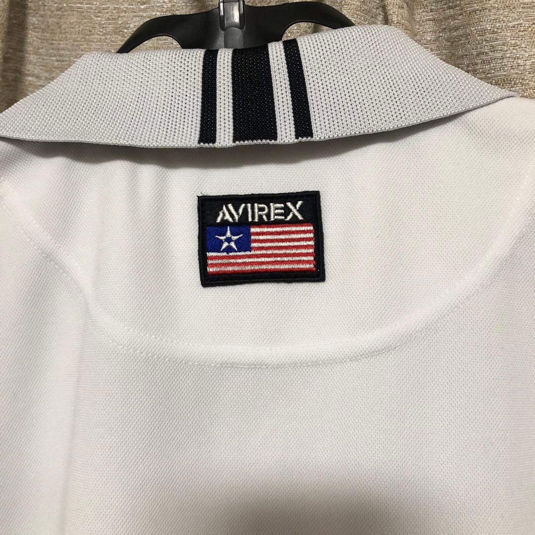 【美品】AVIREX GOLF GDO限定 半袖ポロシャツ L ホワイト