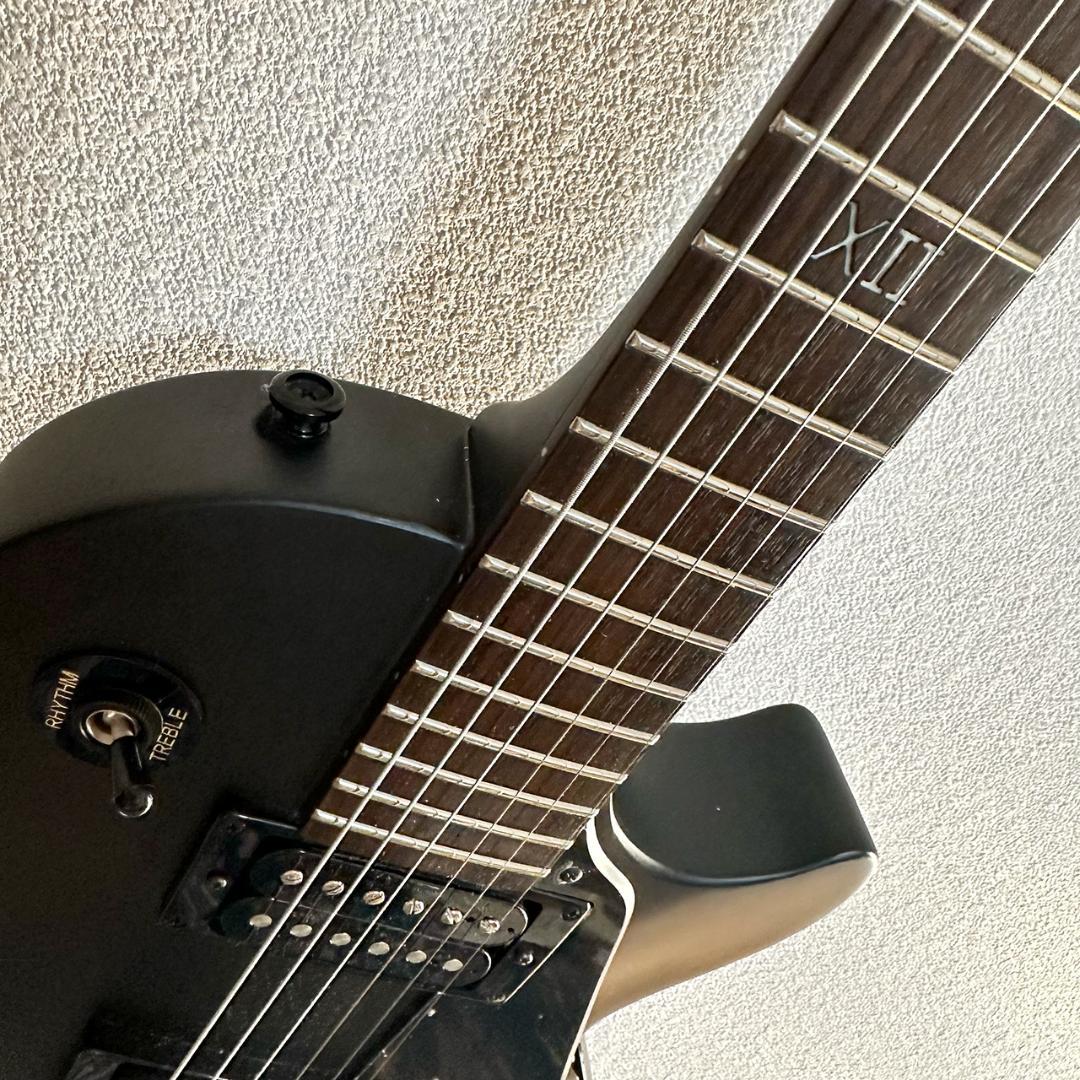 美品 Epiphone Goth Les Paul Studio Black