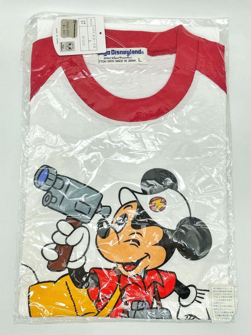 【未開封】東京ディズニーランド 82年 ミッキー Tシャツ ヴィンテージ