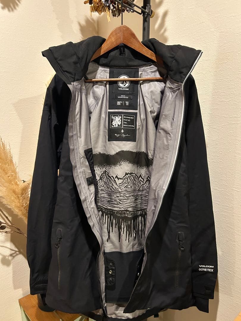 VOLCOM GUCH STRETCH GORE JKT BLK Mサイズ