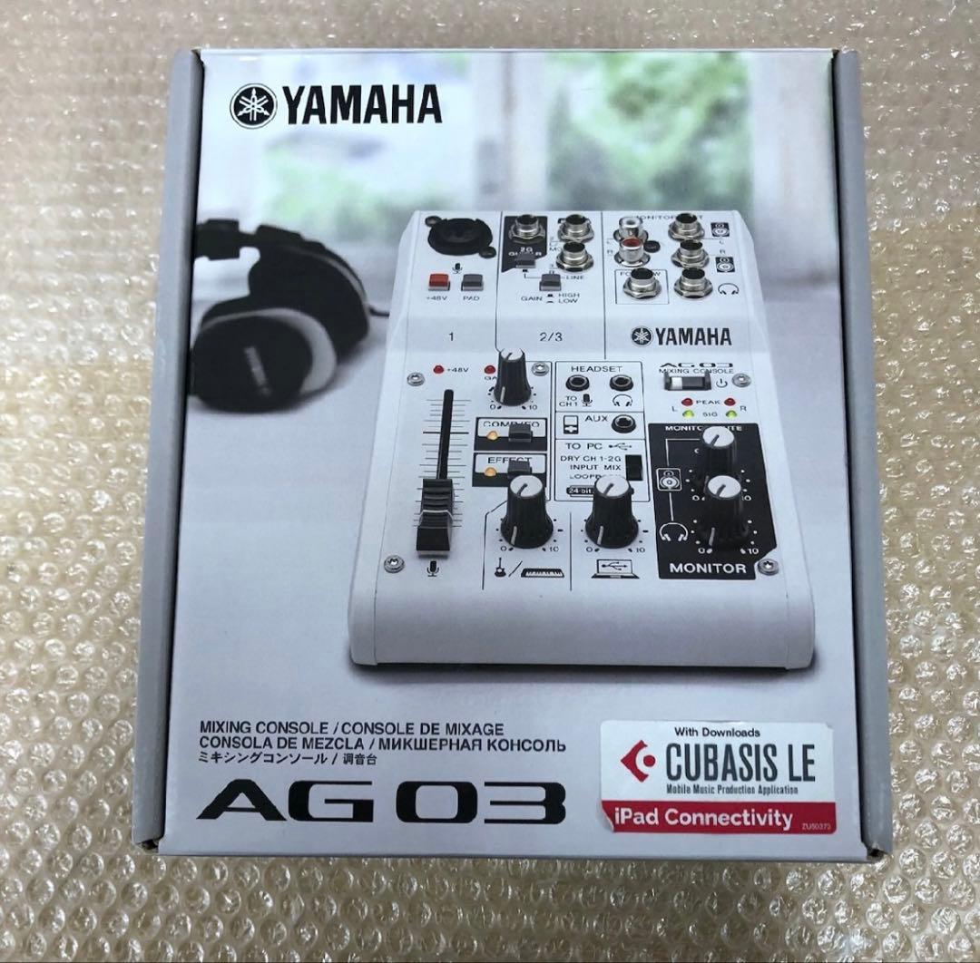 YAMAHA オーディオインターフェイス AG03 MIXING CONSOLE