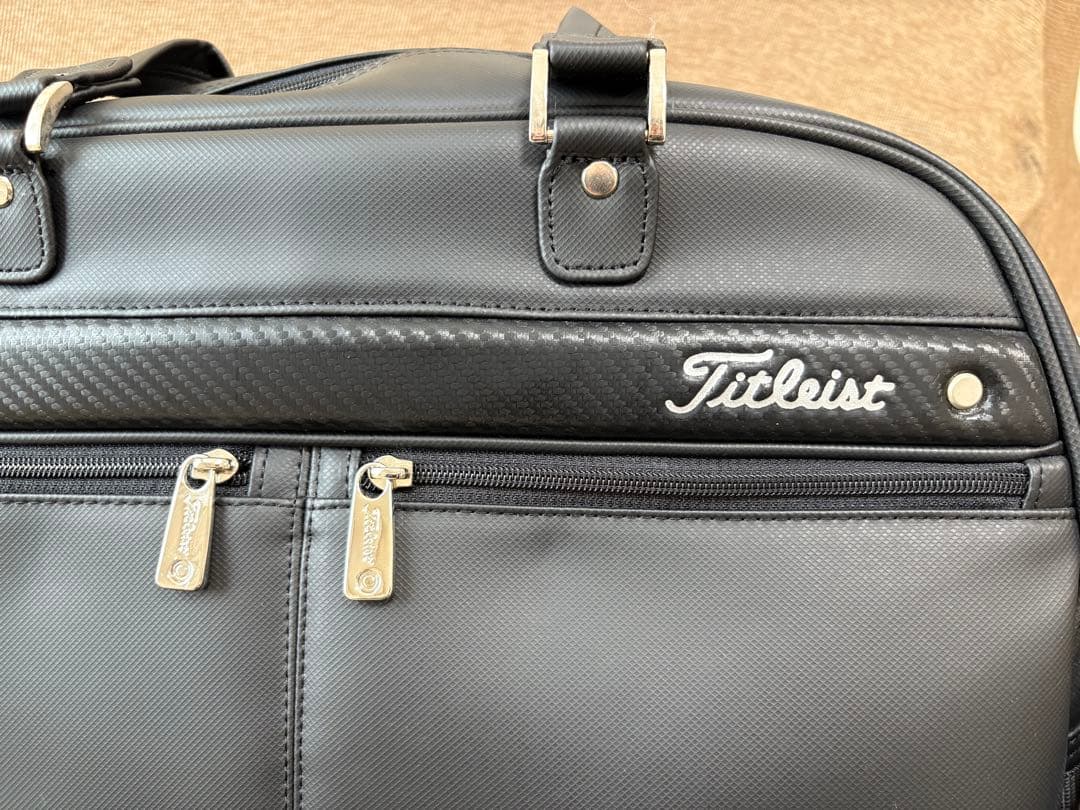 【美品】Titleist ブラック ボストンバッグ