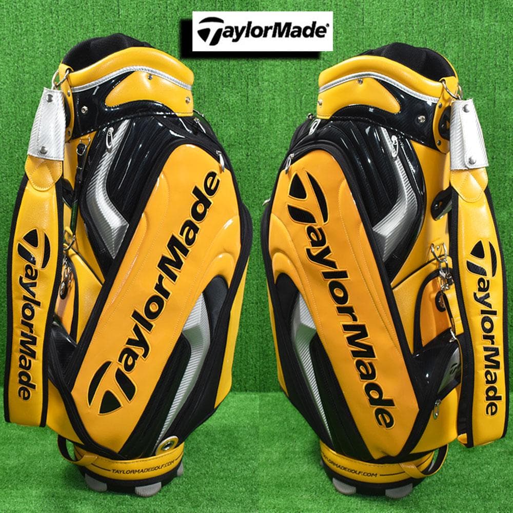 TaylorMade テーラーメイド エナメル キャディバッグ９型 超美品！