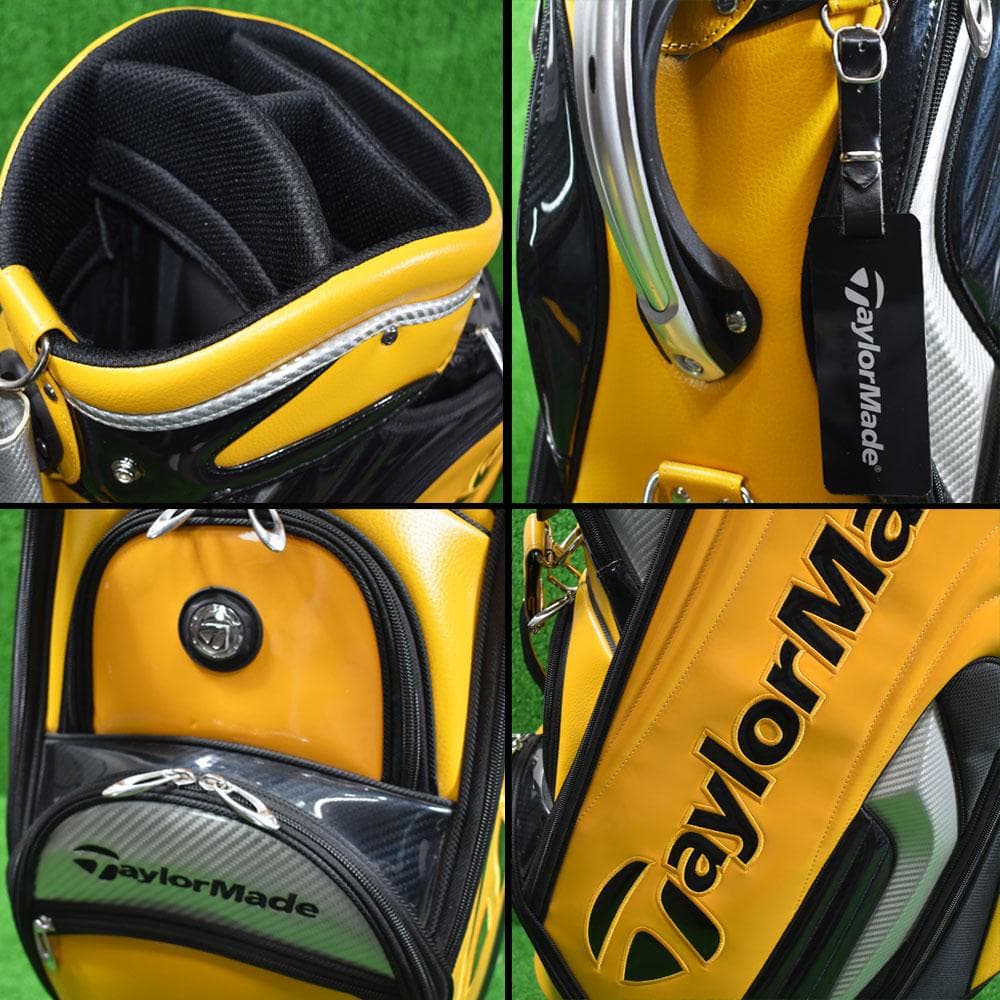 TaylorMade テーラーメイド エナメル キャディバッグ９型 超美品！