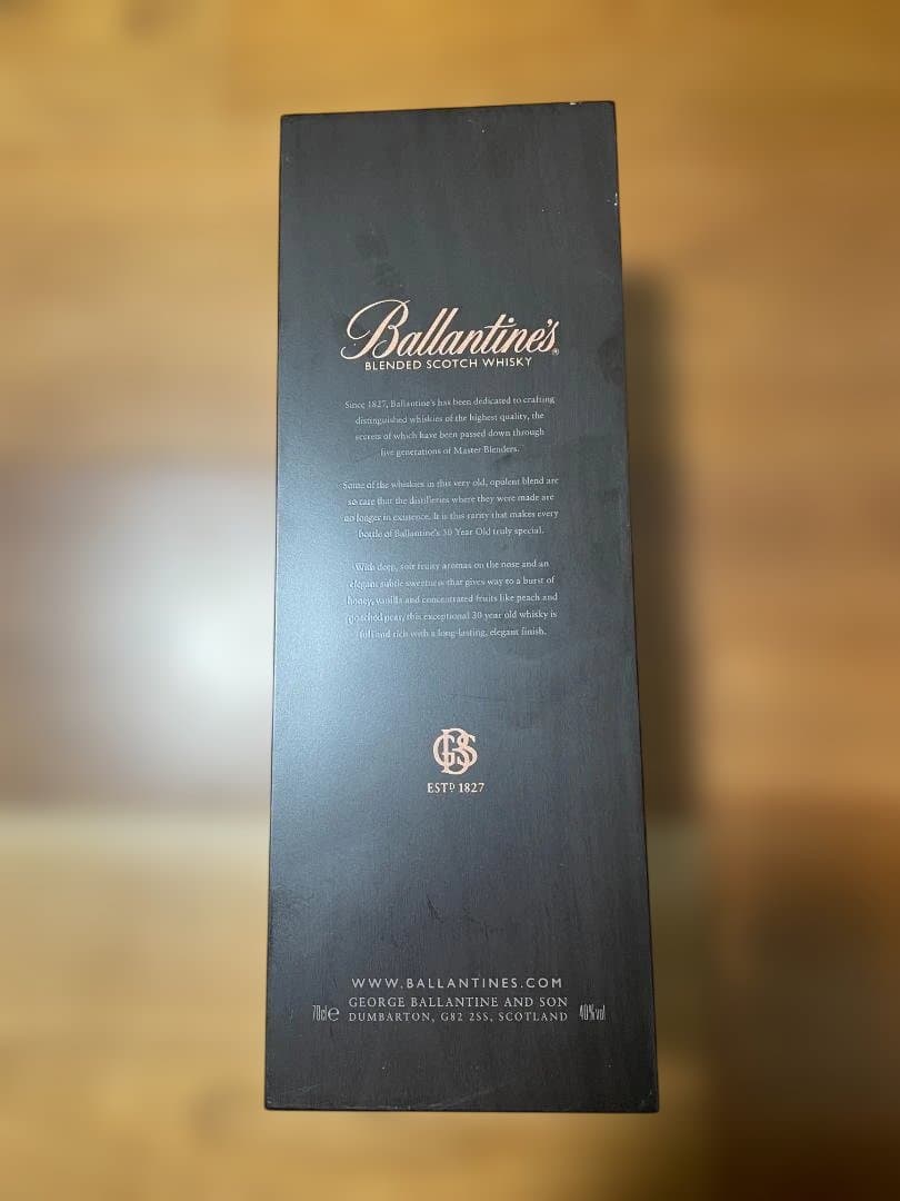 未開栓 美品 バランタイン 30年 木箱入 Ballantine's