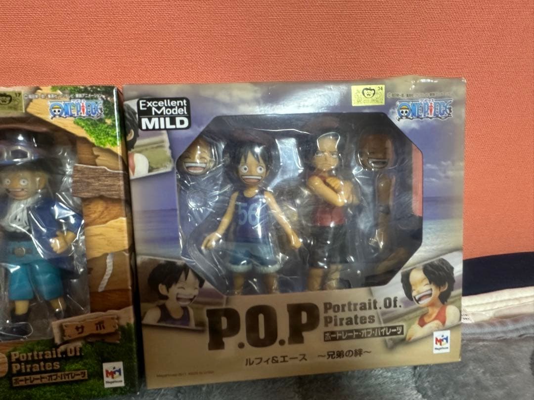 新品P.O.P ルフィ エース サボ兄弟の絆　フィギュアセット