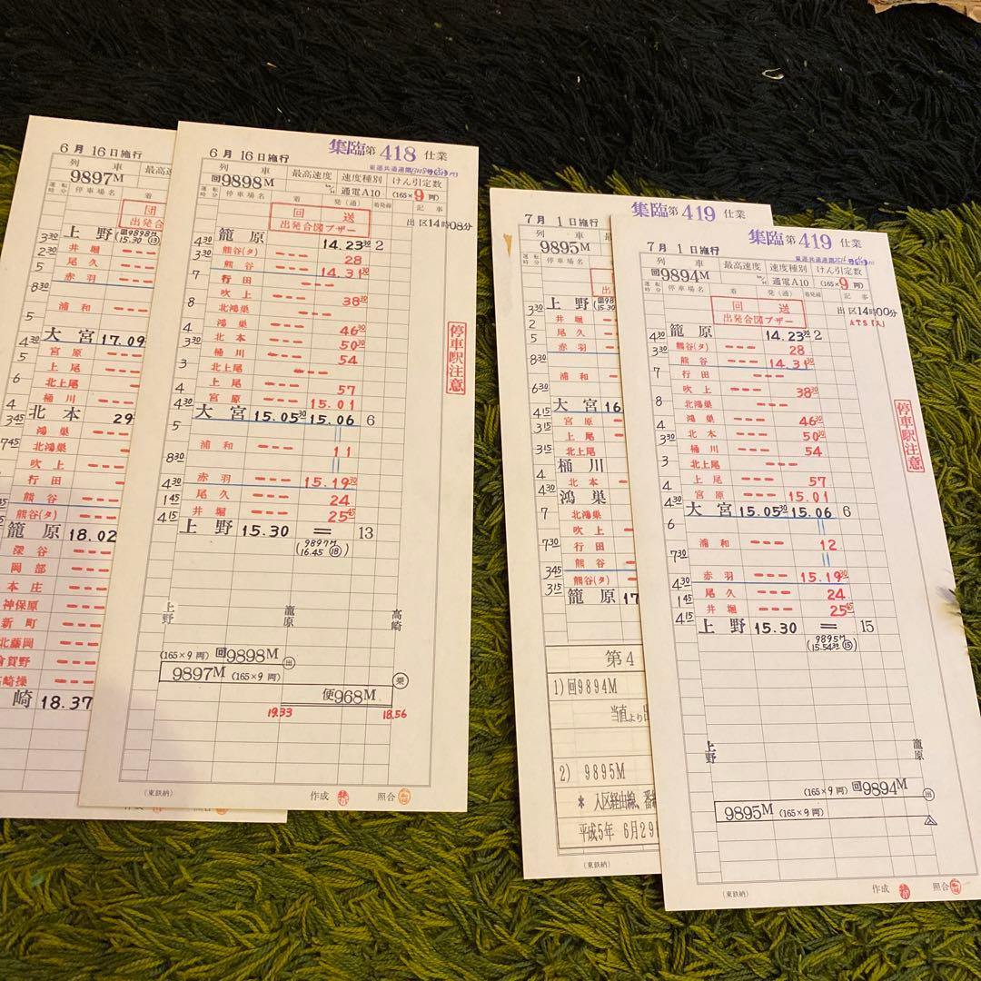 鉄道　スタフ　籠原区　集臨