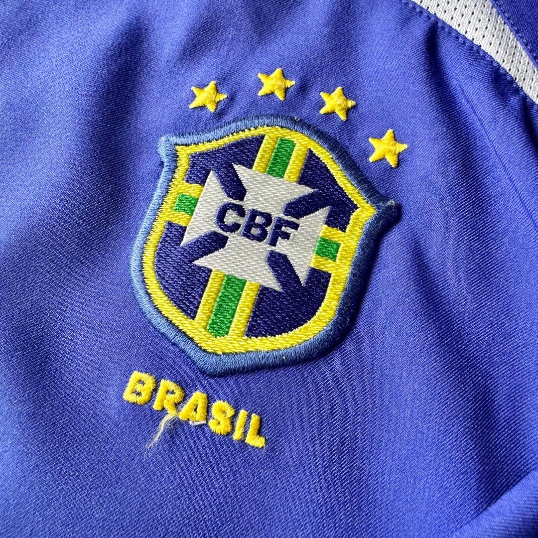【日韓W杯×襟付きアウェイ】ブラジル代表 ２００２（A）NIKE