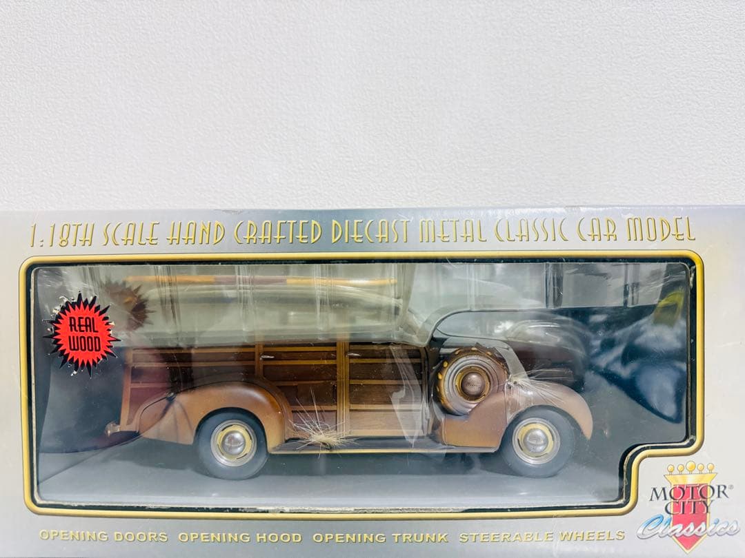 MCC/'39Chevyシボレー WoodyWagonウッディーワゴン 1/18
