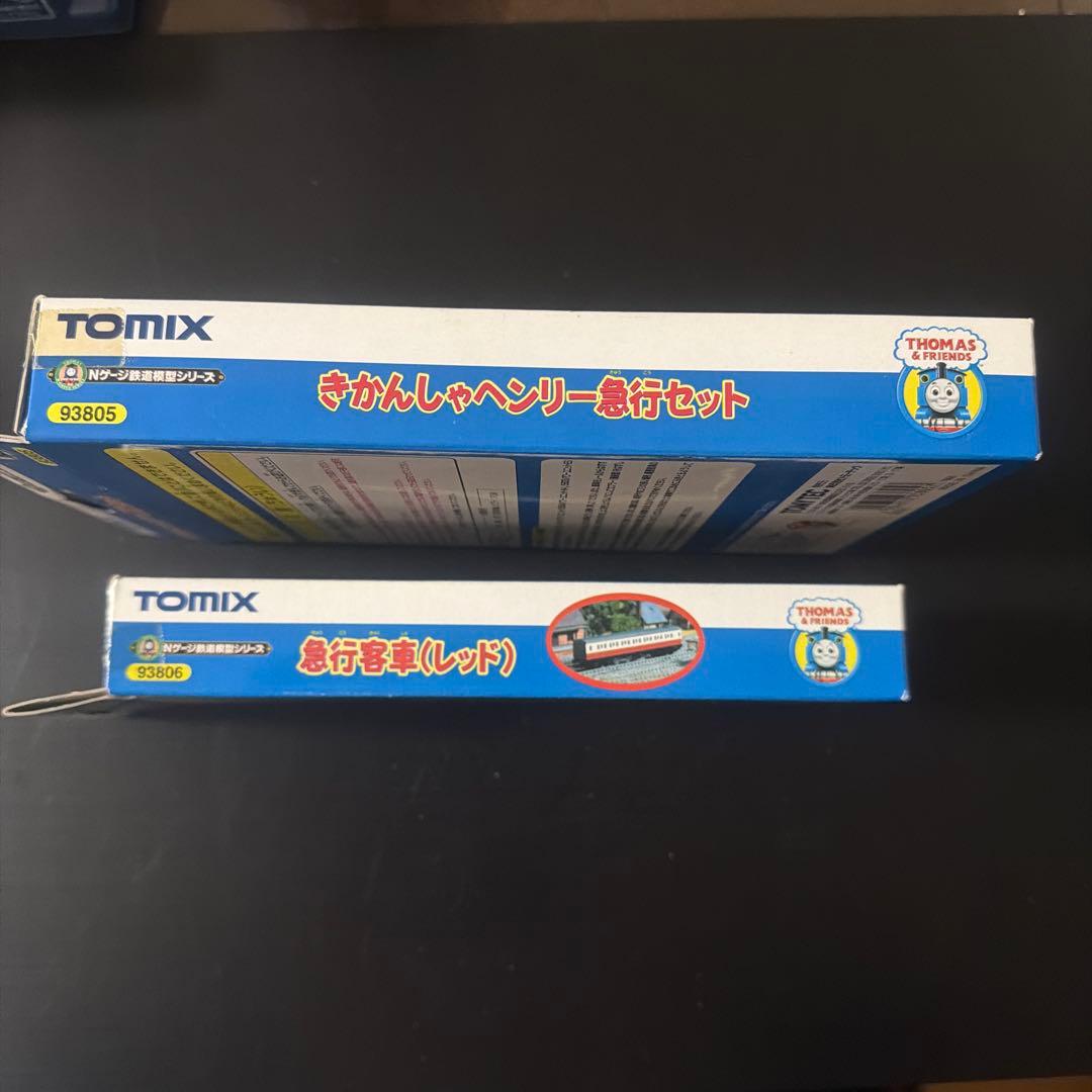 Nゲージ　TOMIX 93805きかんしゃヘンリー急行セット　93806急行貨車