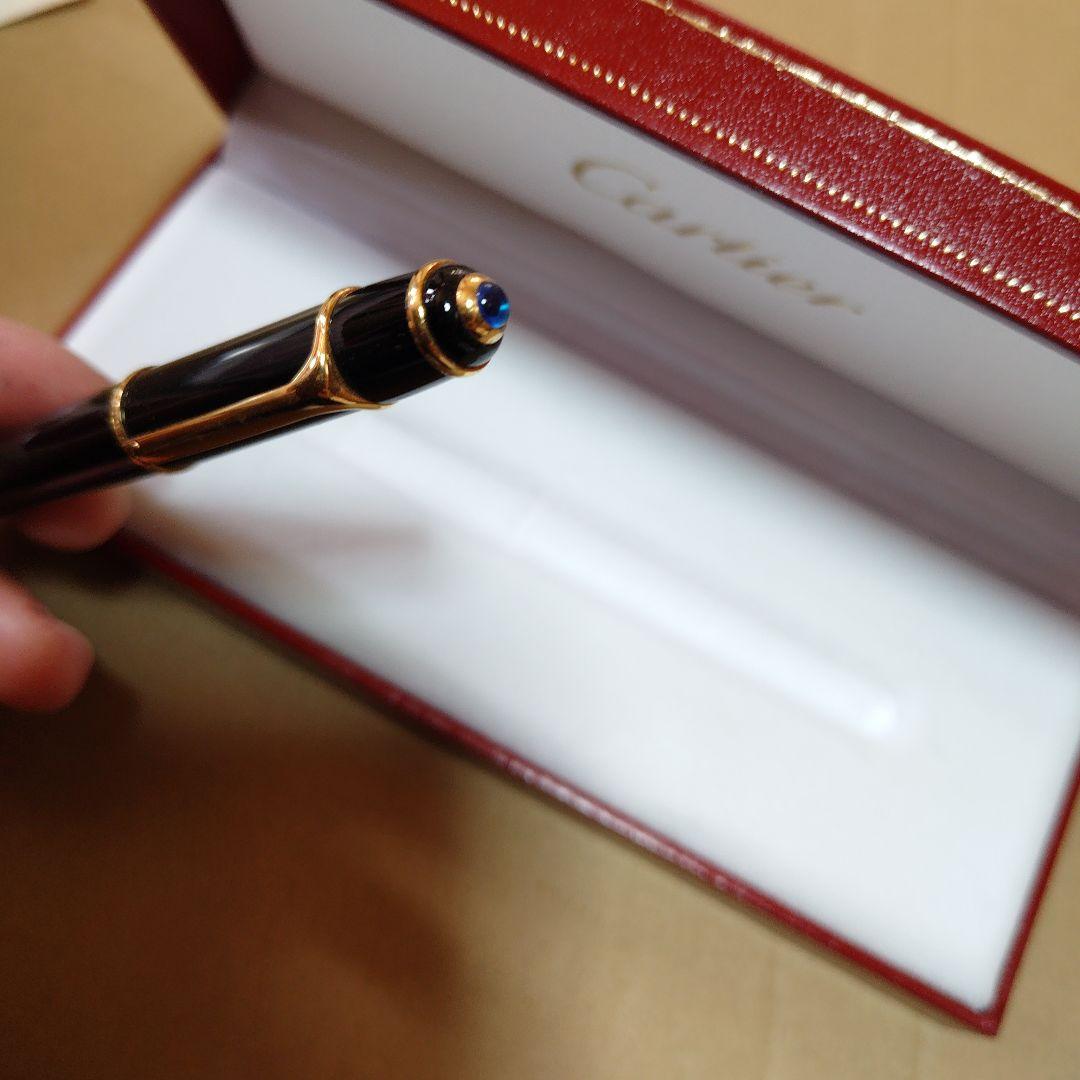 Cartier 黒 万年筆 専用ケース付き