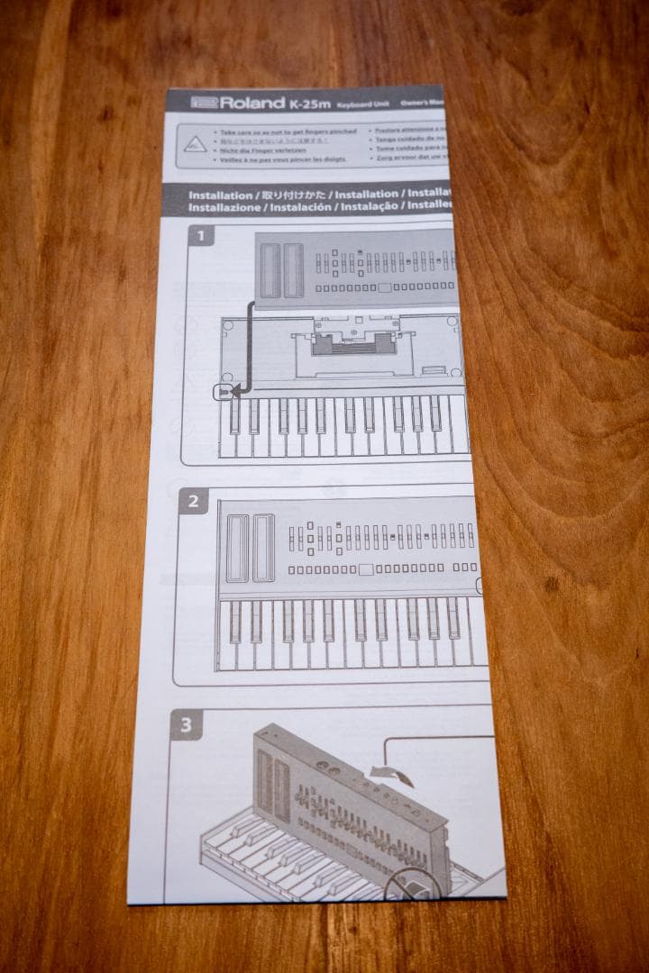 ROLAND K-25M Boutiqueシリーズ用鍵盤 ローランド