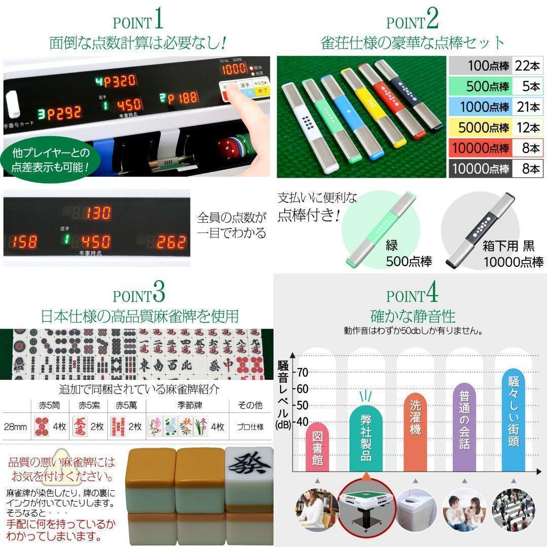 B2611新品＊全自動麻雀卓 点数表示 麻雀卓 全自動 折りたたみ 点棒計算表示