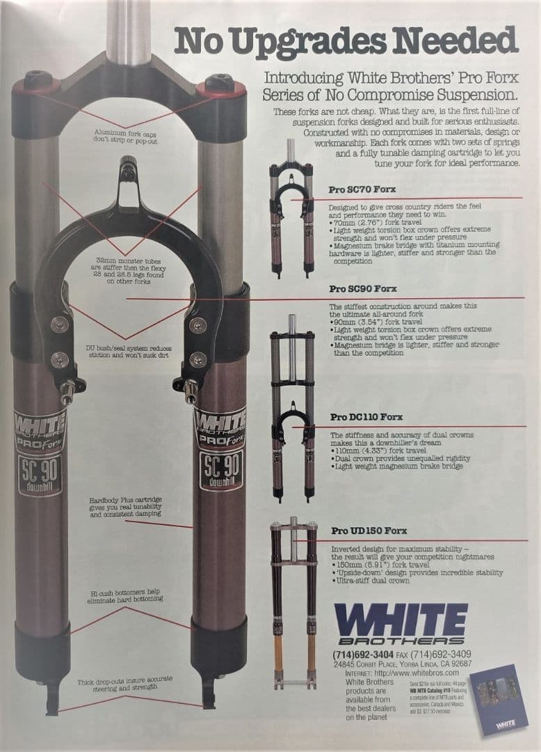 White Brothers OLD MTB フォーク 希少