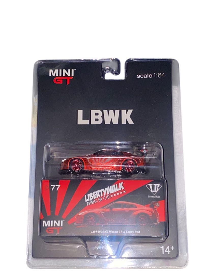 エ*6様 MINI GT LBWK 日産 GT-R R35 キャンディレッド