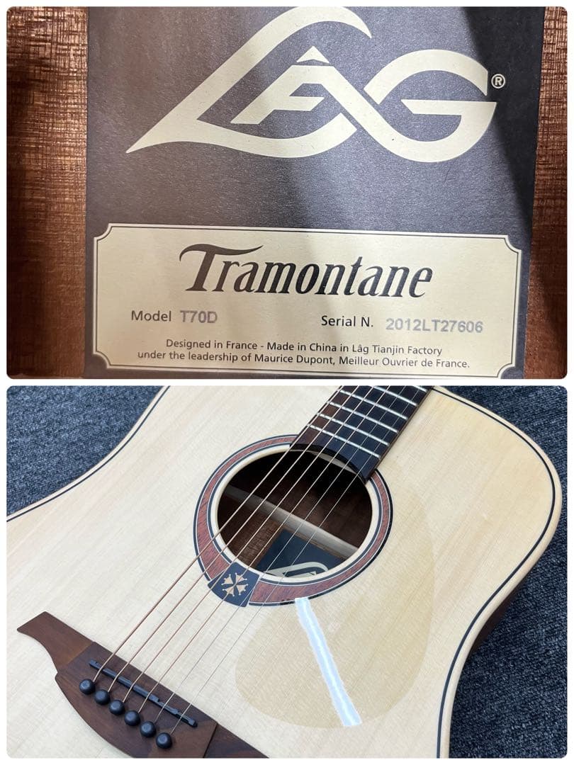 【11608】LAG guitars Tramontane T70D アコギ