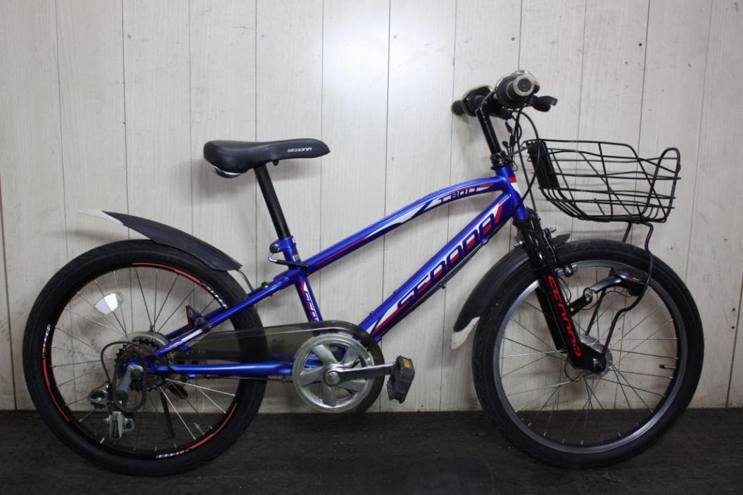 あさひ製SEDONAセドナ　20型 シマノ6速 AUTO LED 子供用MTB