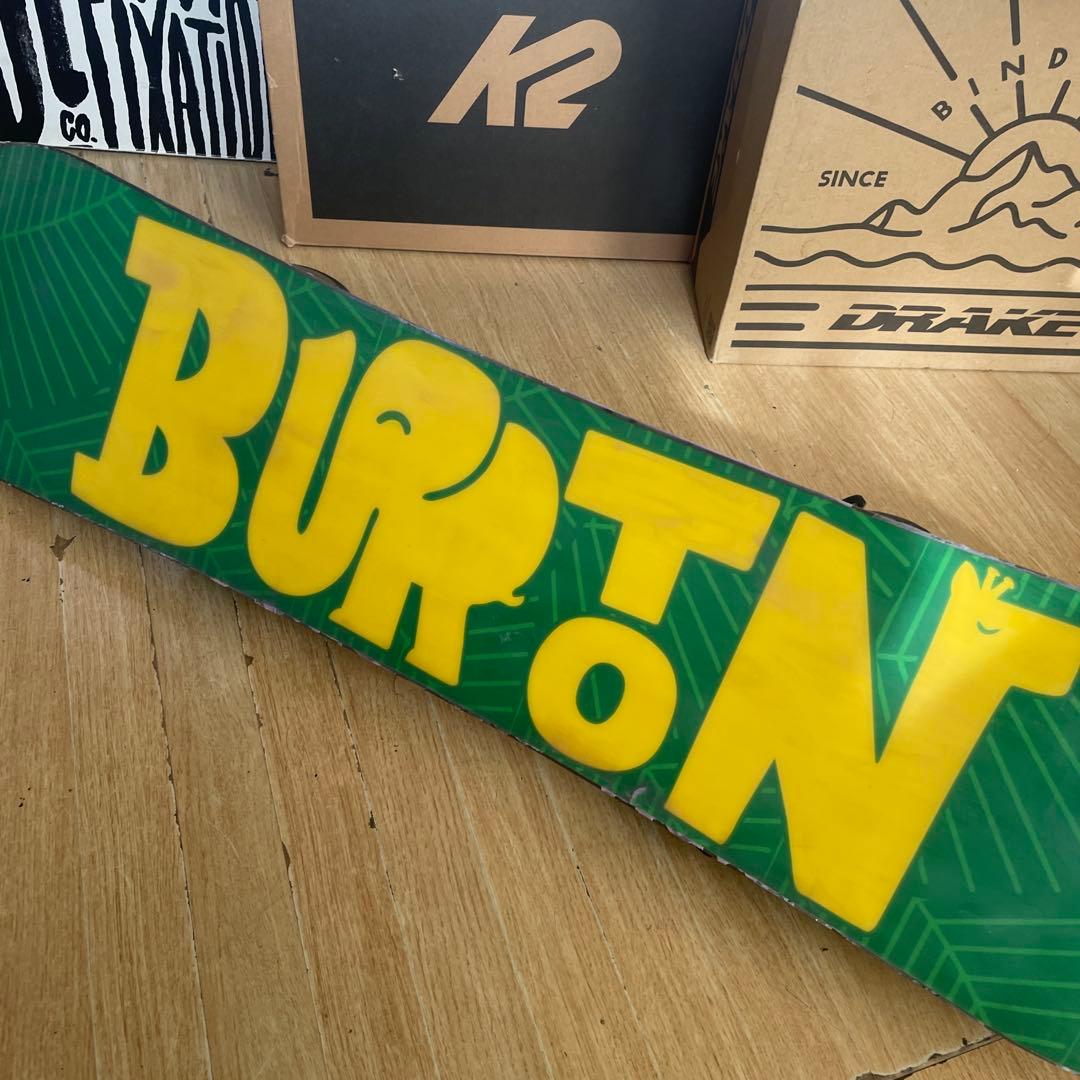 BURTON　キッズスノーボードセット　100cm　バートン　バイン付3点セット