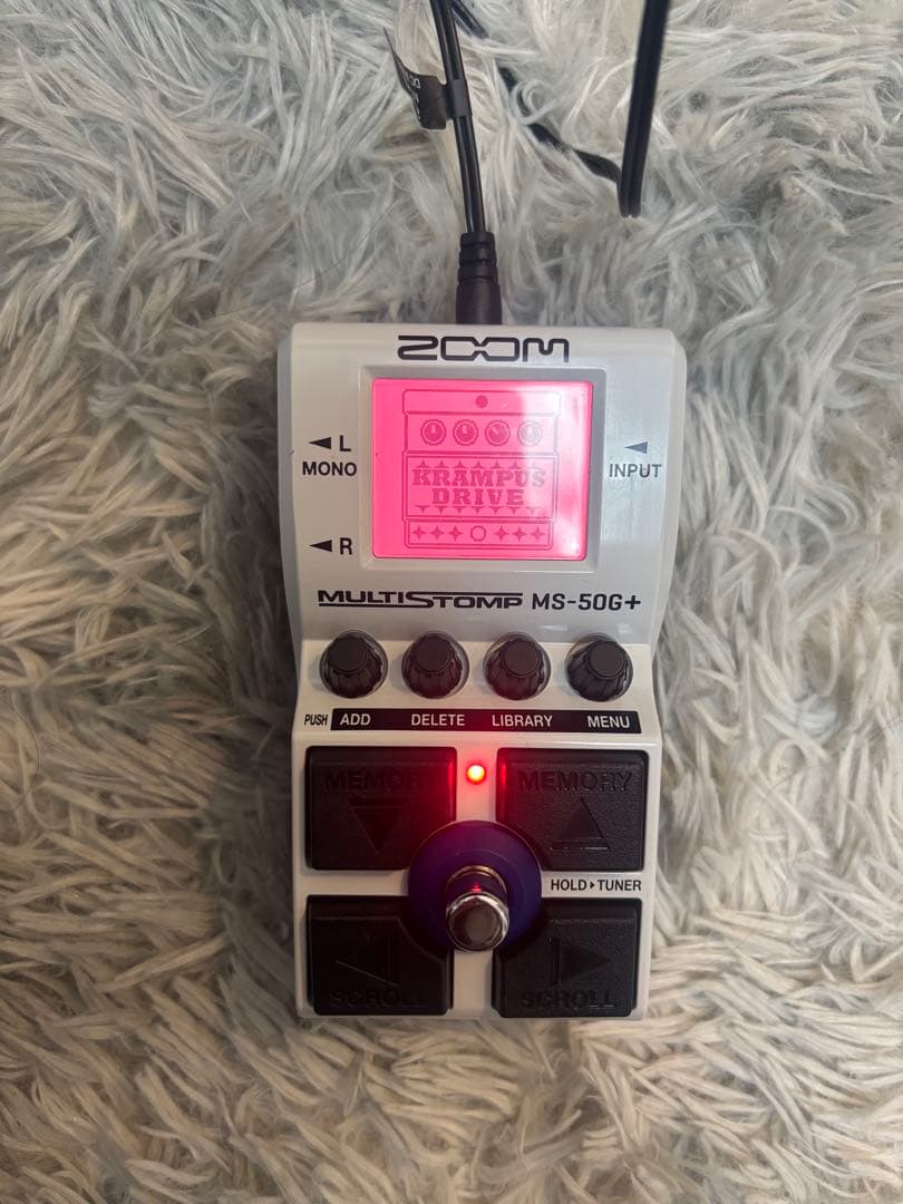 【ケース、アダプター付き】ZOOM MS-50G+ ギターエフェクター