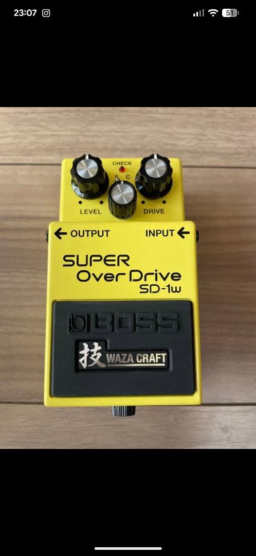 ギター BOSS SUPER OverDrive SD-1w
