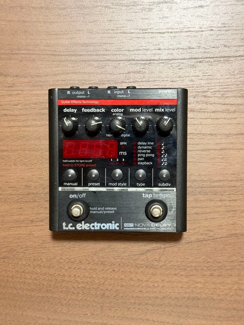 t.c. electronic Nova Delay ギターエフェクター