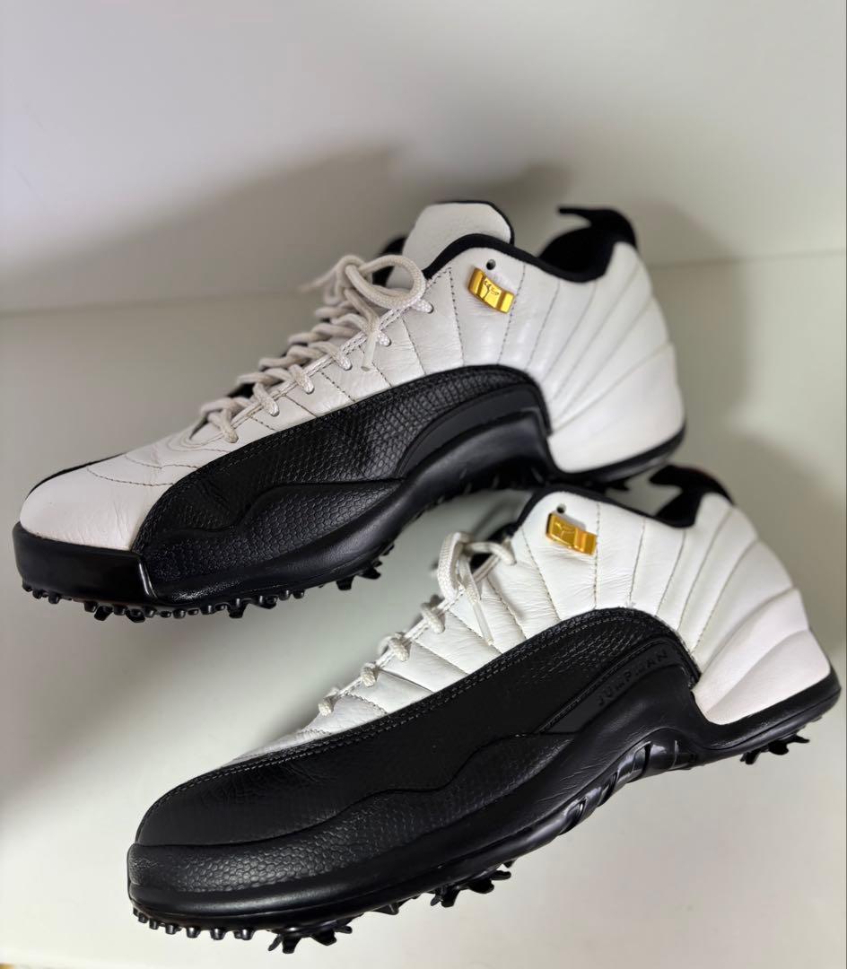 美品　NIKE エアジョーダンゴルフ　AJ12 LOW 白黒